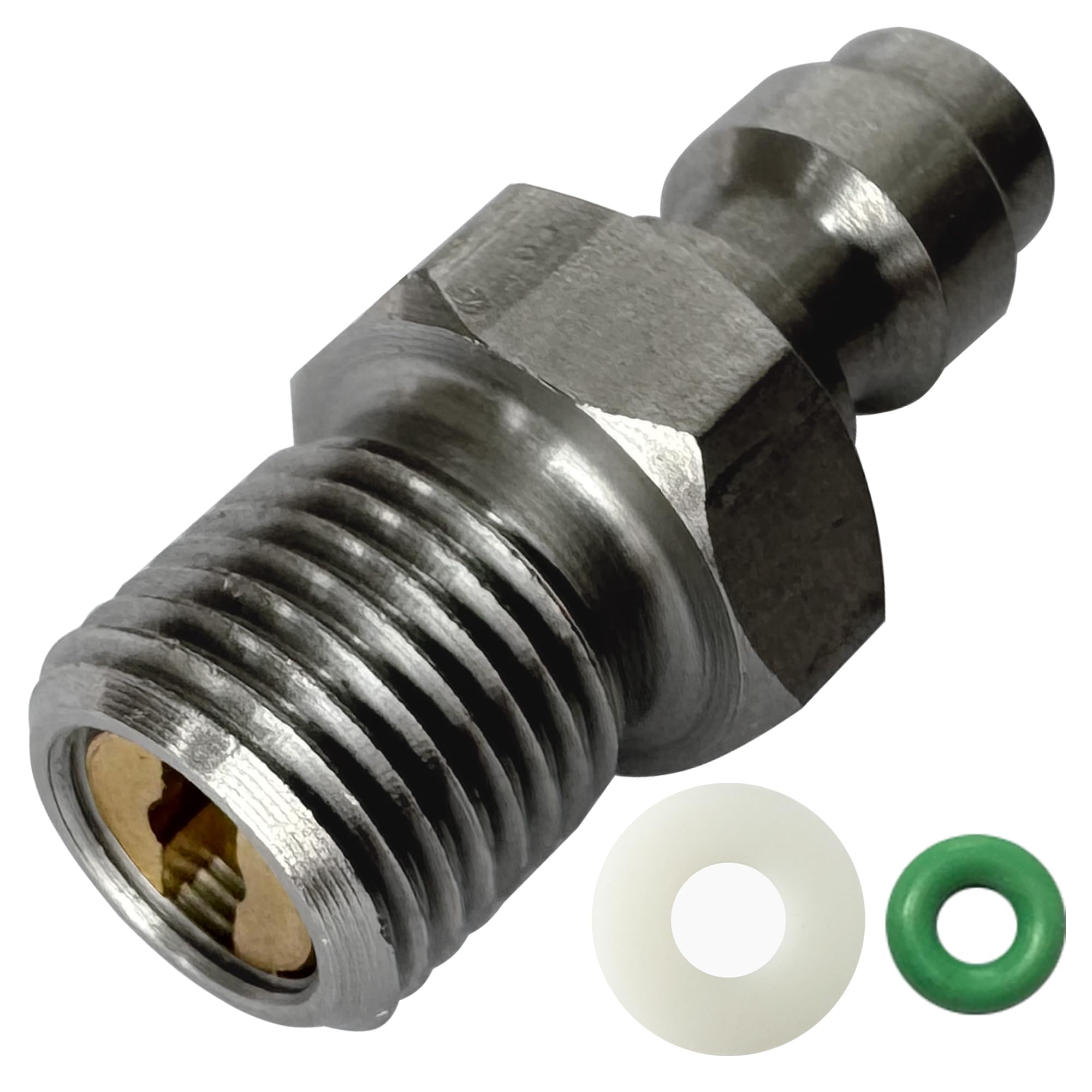 Snapklik.com : Universal 8mm Quick-Disconnect Plug Adapter, Stainless ...