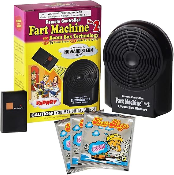 Amazon.com: Remote Controlled Farting Machine Fart Toy with 15 Fart ...
