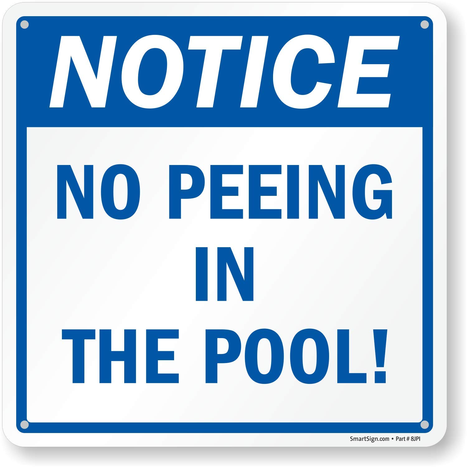 Not P Ool Sign
