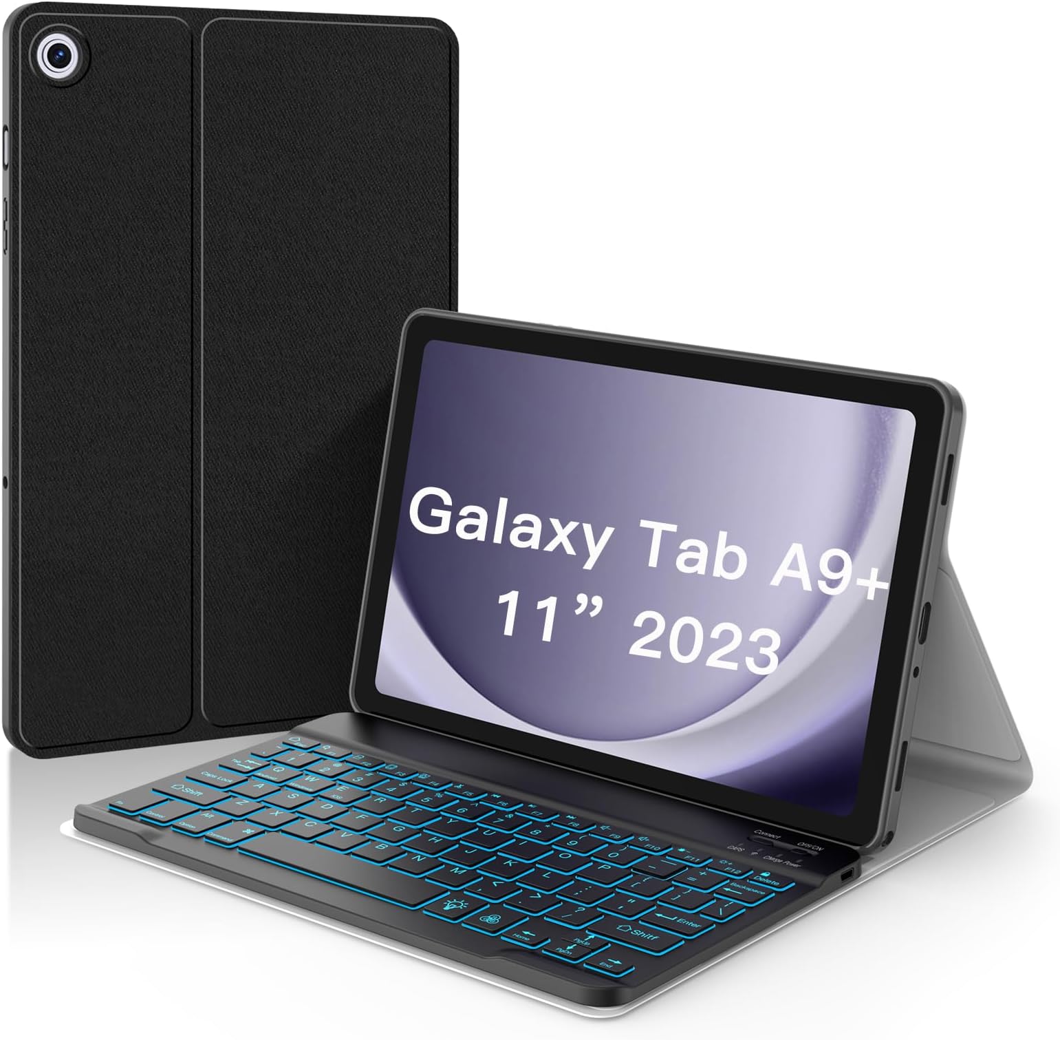 leleyo Case Keyboard Trackpad for Samsung Galaxy Tab A9 Plus Keyboard ...