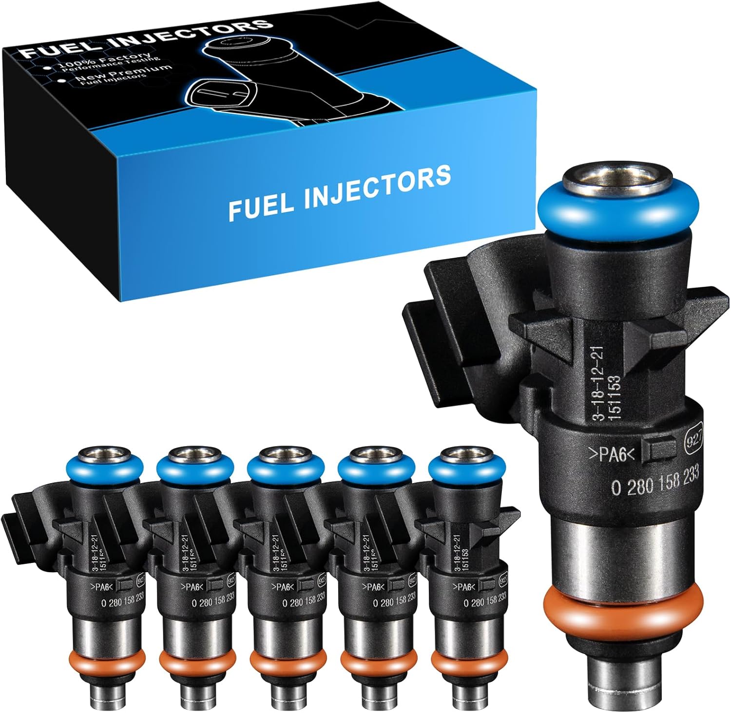 Amazon.com: YZHIDIANF 0280158233 Fuel Injectors Fit For:-Dodge Charger ...