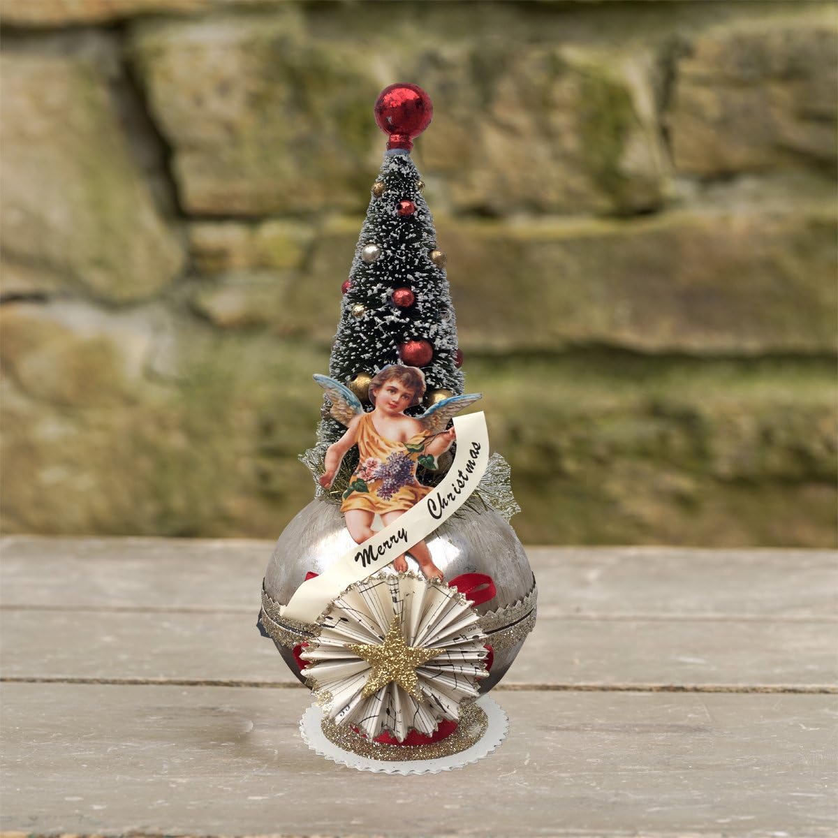 Amazon.com - Ragon House Cherubs and Tree On Silver Base