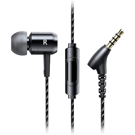 Crossloop Pro Series Braided Tangle Free Designer Wired in Ear ...