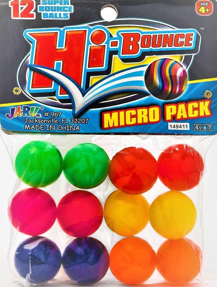 Amazon.com: Sky Bounce Ball 3pk - Assorted Colors 2" : Toys & Games