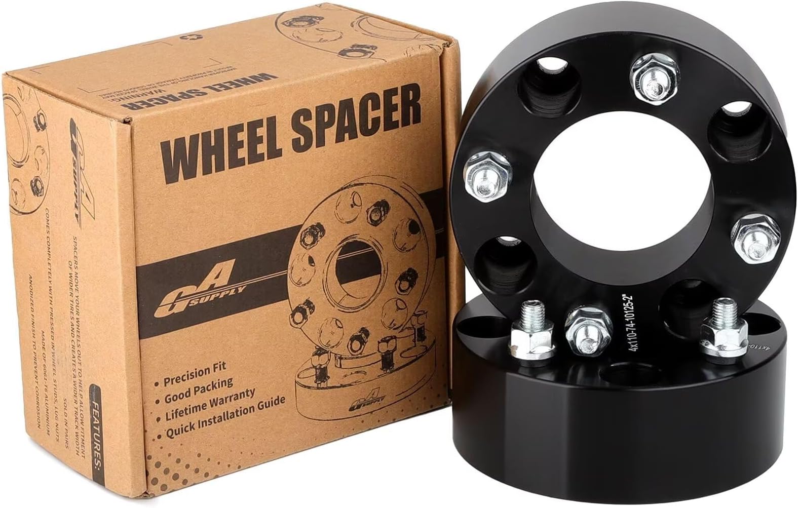 Amazon.com: YIZBAP 4PCS 4x4 Wheel Spacers, 2 inch 4x101.6mm Wheel ...