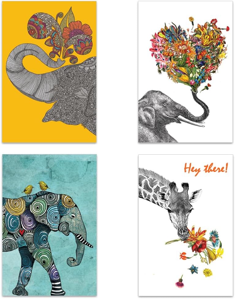 Amazon.com : Tree-Free Greetings 12 Pack All Occasion Notecards,Eco ...