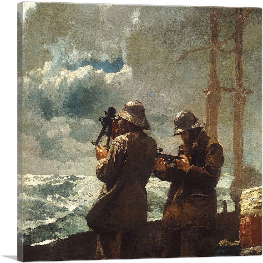 Amazon.com: ARTCANVAS Eight Bells 1886 Canvas Art Print Stretched ...