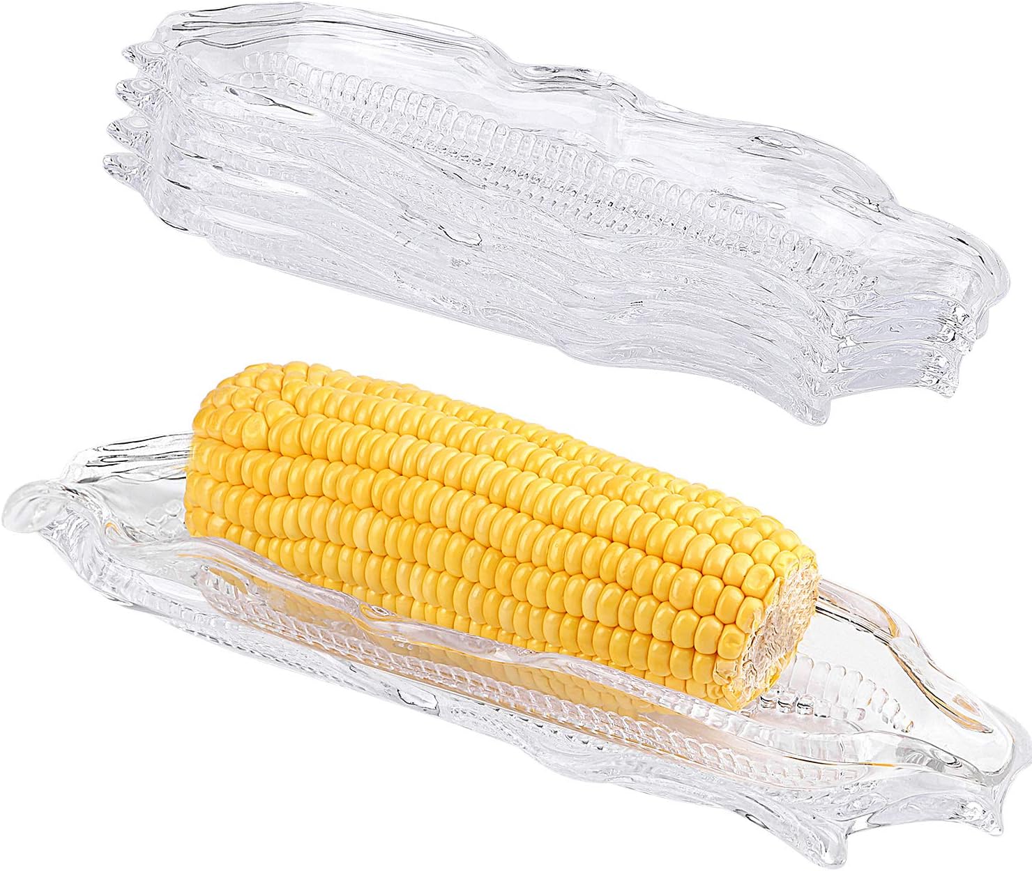 Amazon.com | Cooking Concepts Corn on the Cob 4pc tray set & 8pc corn ...