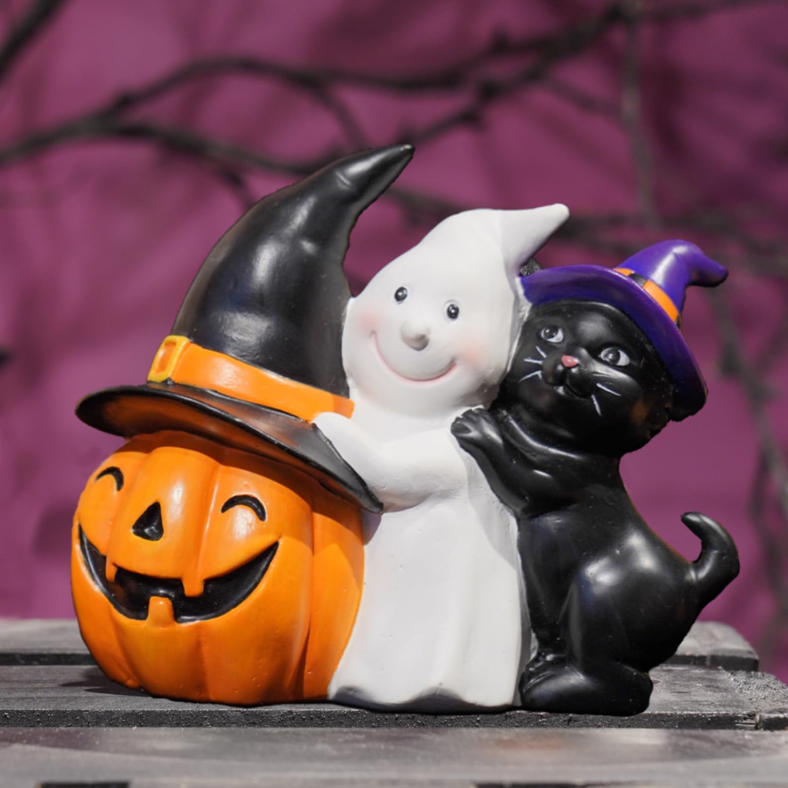 Amazon.com: Omndpou 3 PCS Pumpkin Ghost Decor Thanksgiving Table ...