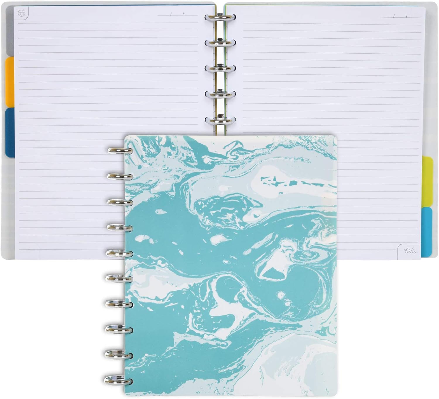 Amazon.com : Talia Discbound Notebooks, Planner, Customizable, (yMarble ...