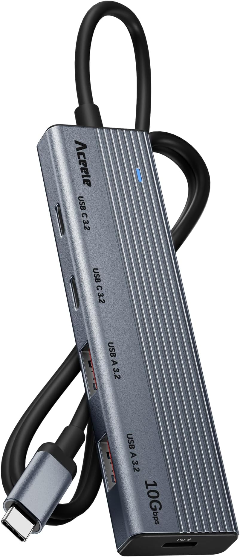 Amazon.com: Anker USB C Hub, 8-in-1 5Gbps Data Hub, USB Splitter with 3 ...