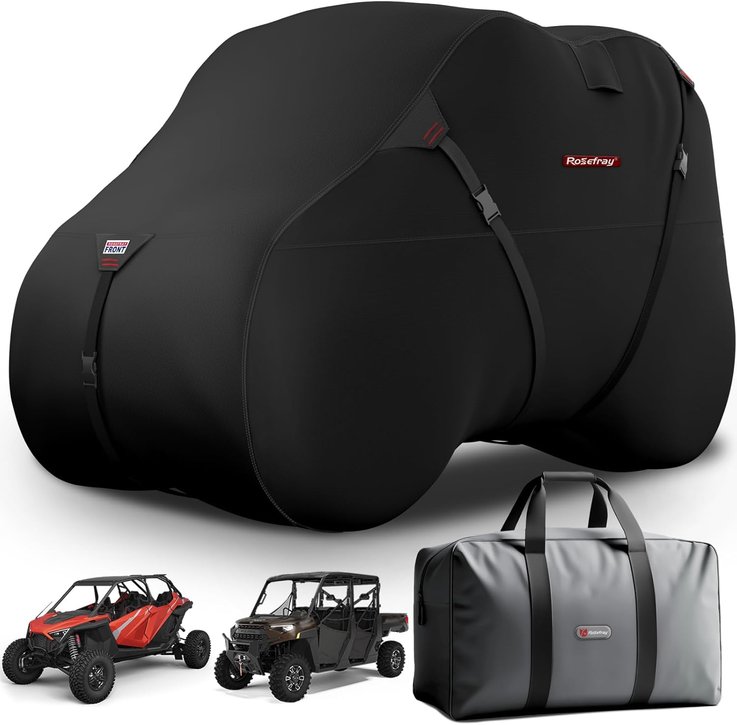Amazon.com: Rosefray UTV Cover, Waterproof 420D Heavy Duty Protection ...