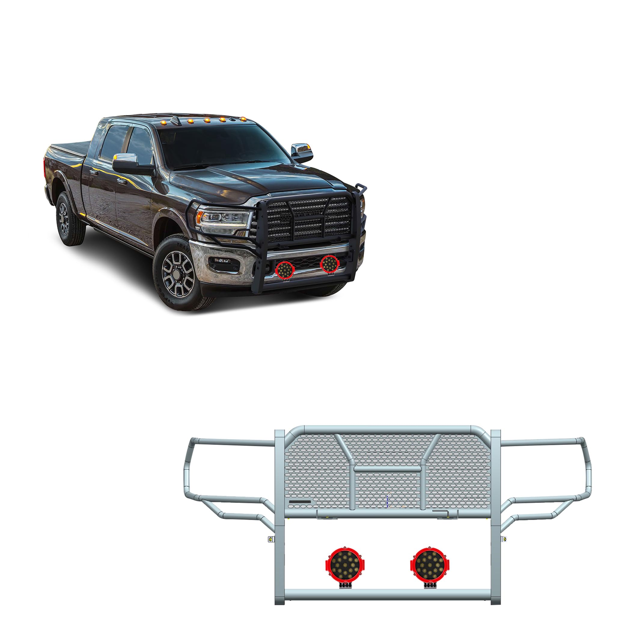 Ranch Hand Grill Guard Westin HDX 1-Piece Grille Guard For 2019-2025 ...