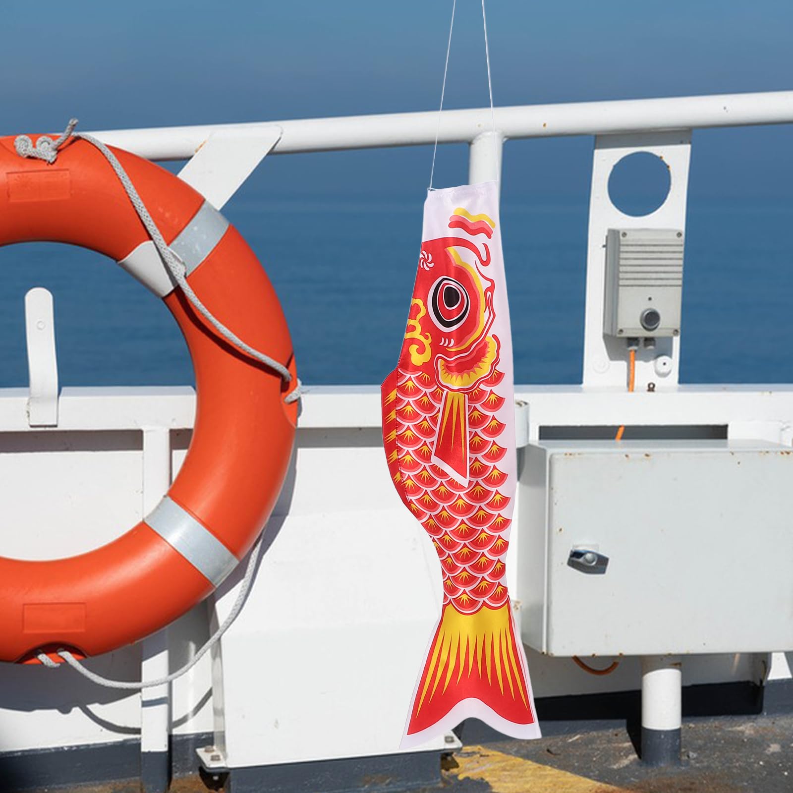 Japanese Fish Kite Printable Printable 14" Koinobori Template, Kodomo