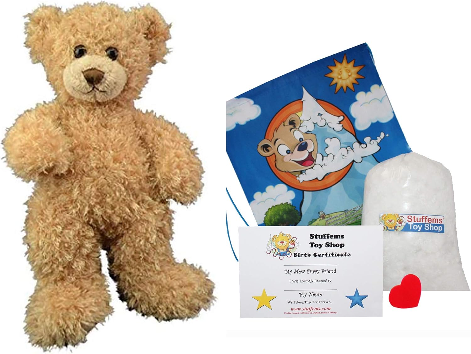 Amazon.com: Make Your Own Stuffed Animal Butterscotch The Bear Kit 16 ...