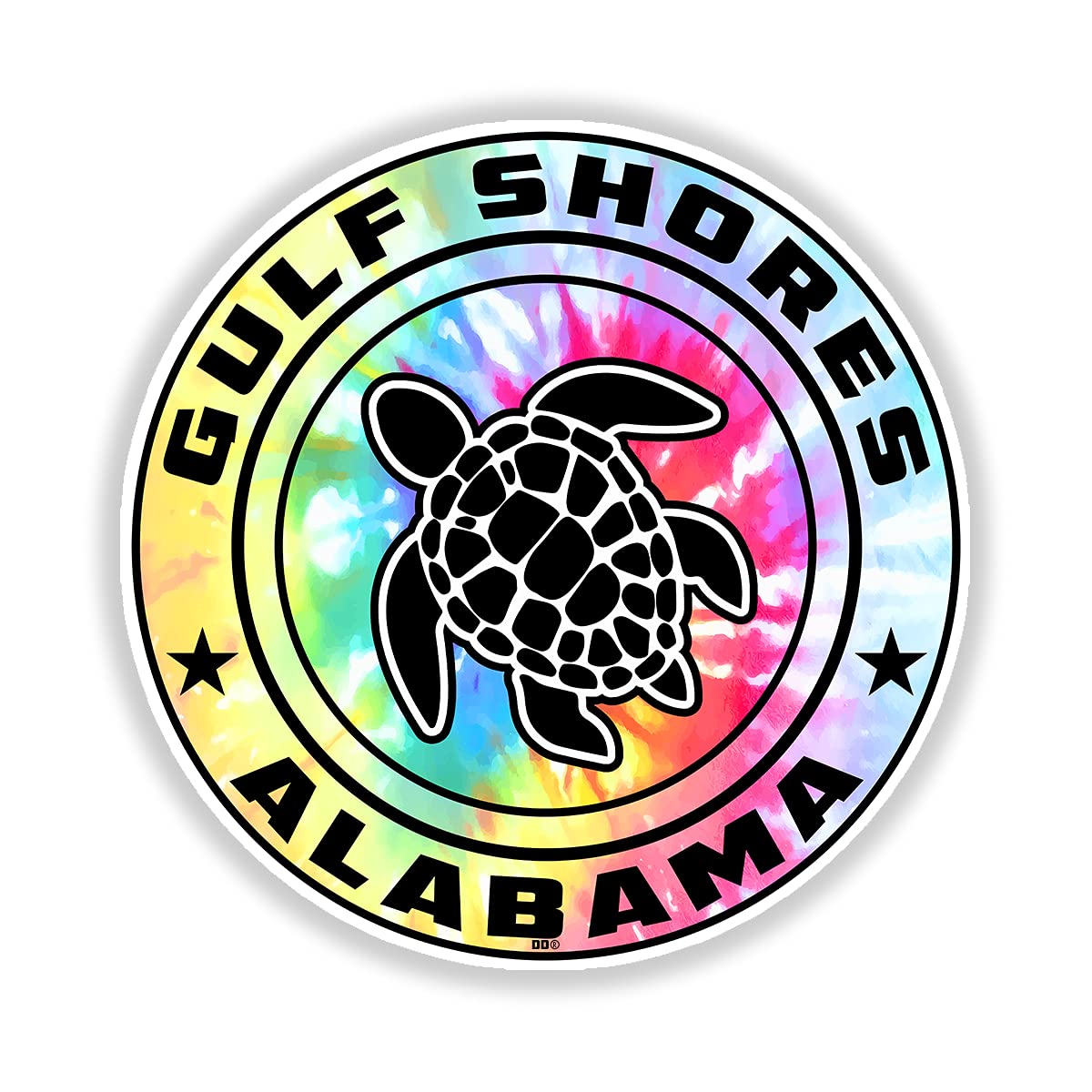 Amazon.com - Gulf Shores Alabama Sea Turtle 3.5" Vinyl Sticker Decal ...