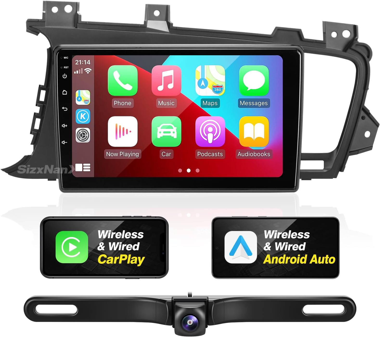 Amazon.com: SizxNanv for KIA Optima Radio 2010 2011 2012 2013 ...