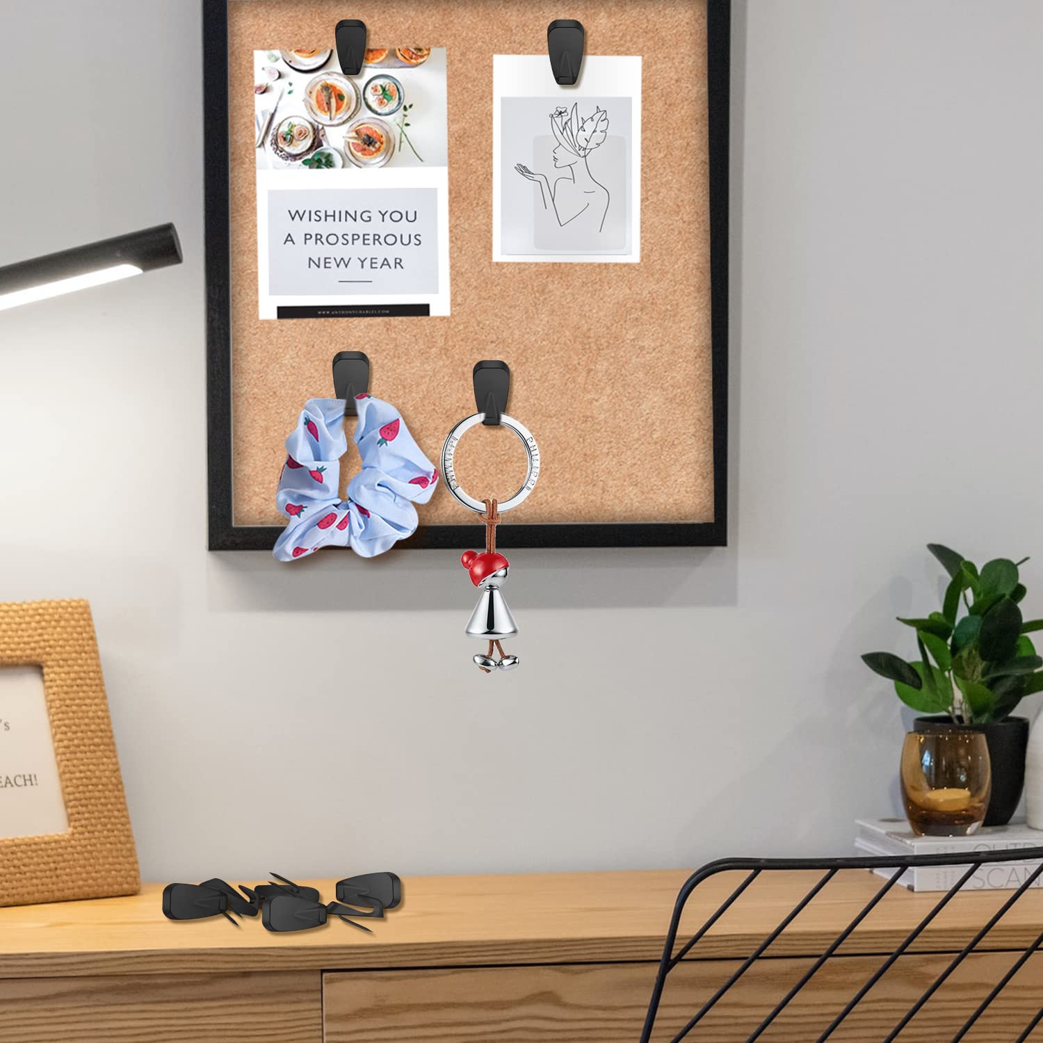 Cubicle Picture Frame Hangers STAS Panel Hooks Partition Wall Panel