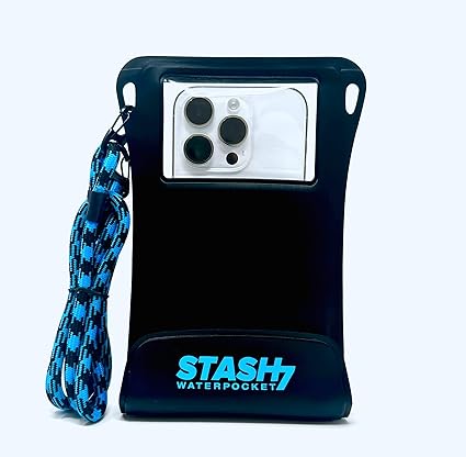 Amazon.com: Stash7 Waterproof Phone Pouch w/Long Lanyard | IPX8 ...