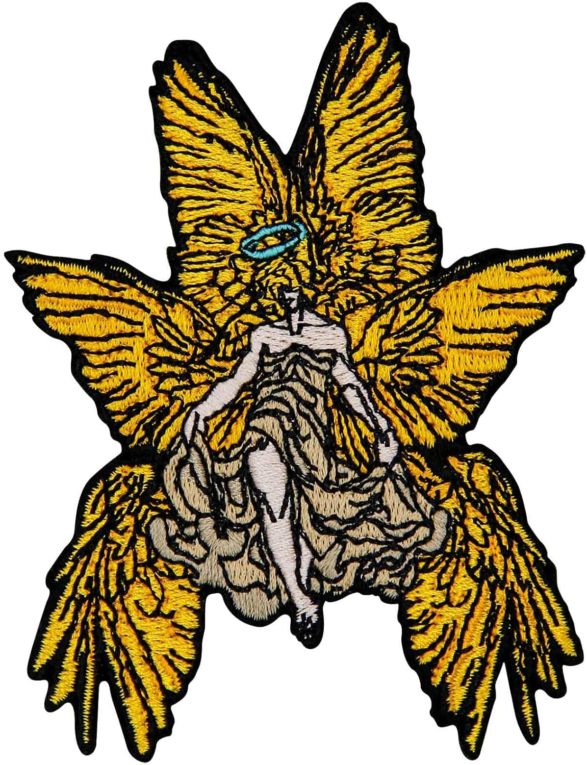 Amazon.com: ZEGINs Seraph Patch Embroidered Applique Badge Iron On Sew ...