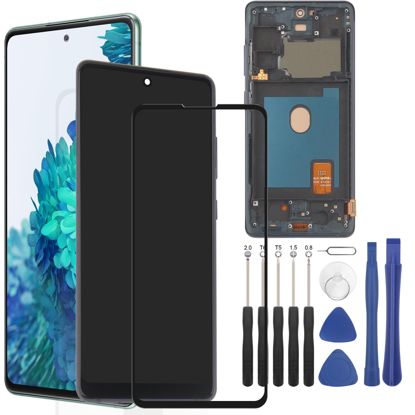 Amazon.com: FKBAightccy Screen Replacement for Samsung Galaxy S20 FE ...