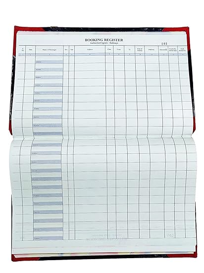 LRS Travel Booking Register/Railway Booking Register/Railway Agent ...