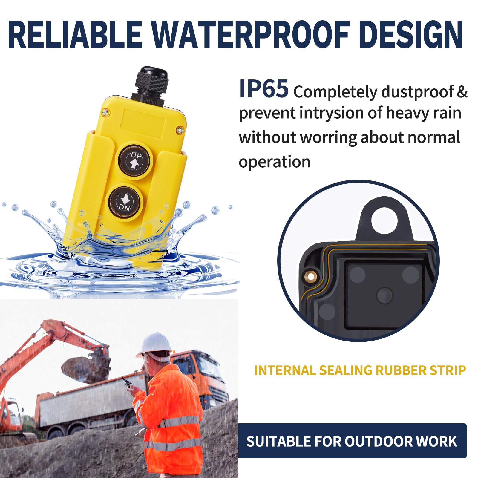 Snapklik.com : Dump Trailer Remote Control Switch - 12V DC Hydraulic ...