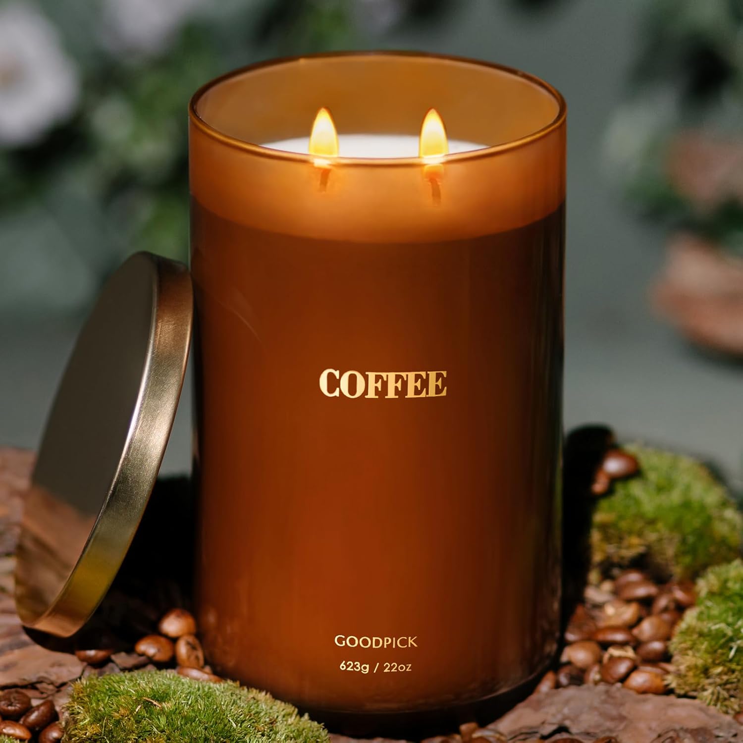 Amazon.com: Goodpick Coffee Candles 22 oz, Scented Candles, Classic ...