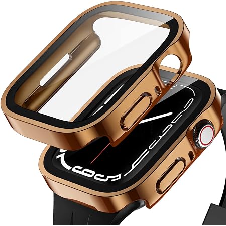 Amazon.com: Amizee 2 Pack Compatible with Apple Watch Case 44mm Series ...