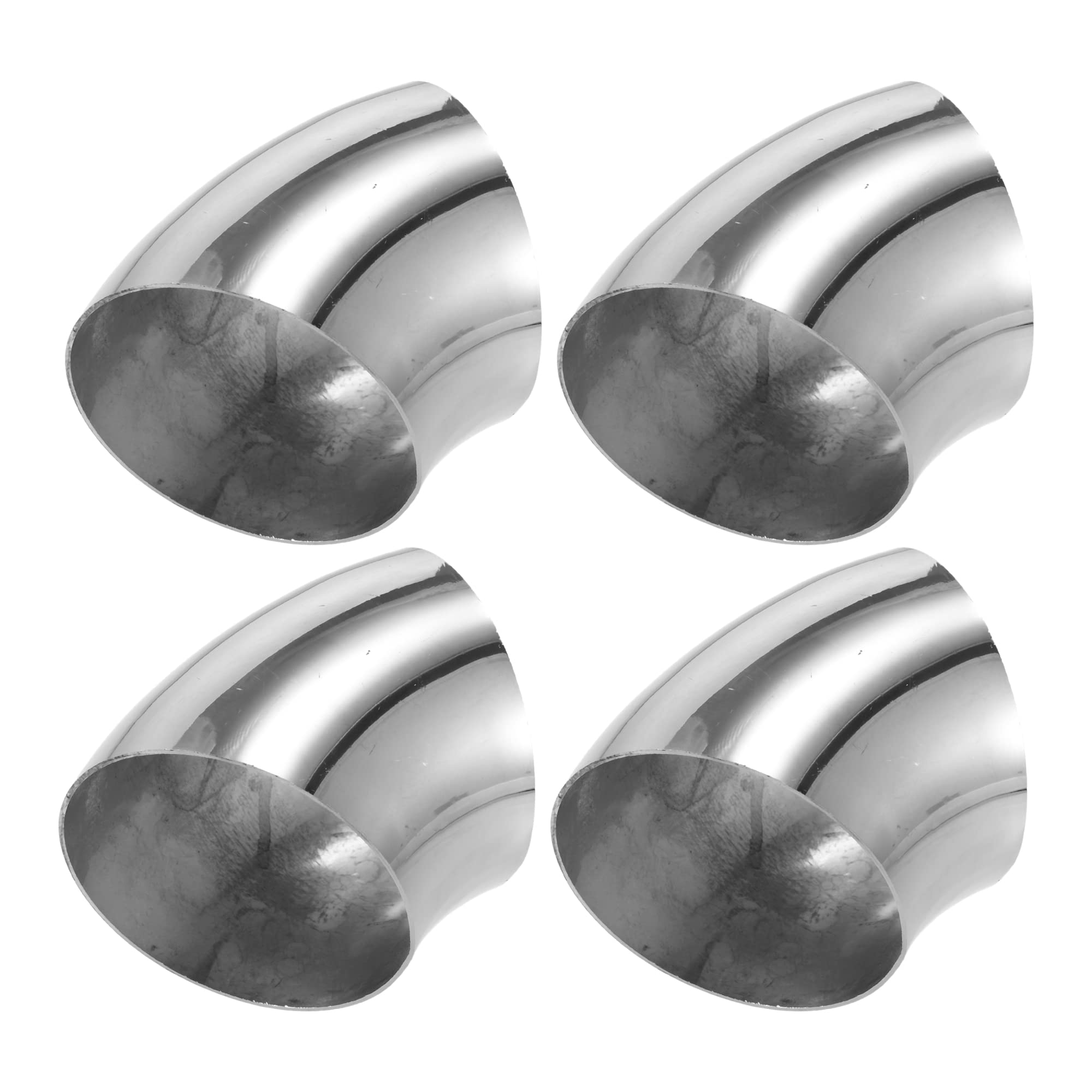 Snapklik.com : 4 Pcs OD 4 Inch 45 Degree SS304 Stainless Steel Bend ...
