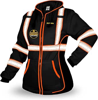 Amazon.com: KwikSafety - Charlotte, NC - Women's Fleece Safety Hoodie ...