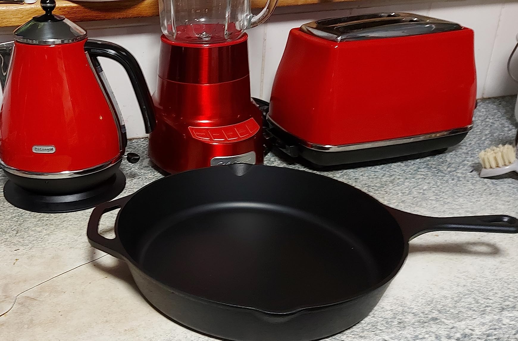 Fresh Australian Kitchen Pre-Seasoned Large Cast Iron Skillet Fry Pan ...