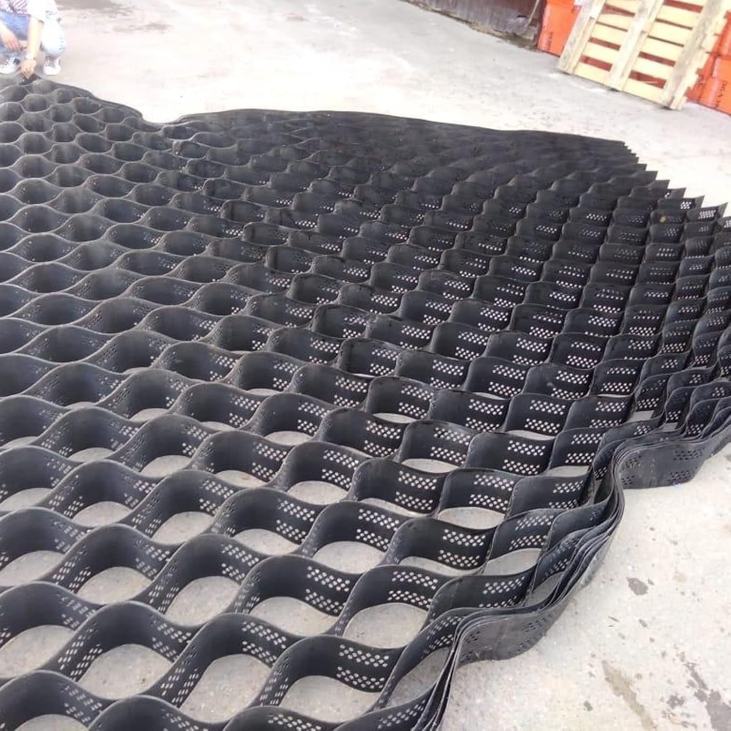 Amazon.com : Concrete Geo Cell For Reinforcement Backyard Courtyard ...