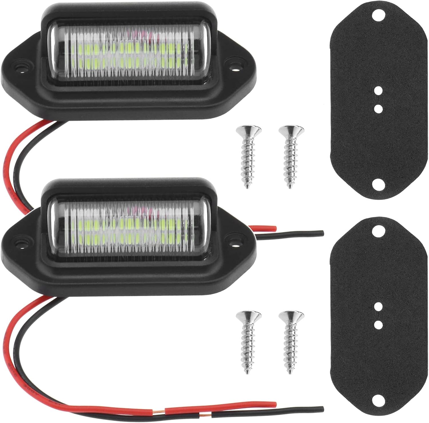 Amazon.com: The Lord of the Tools 2PCS LED License Plate Light 12V-24V ...