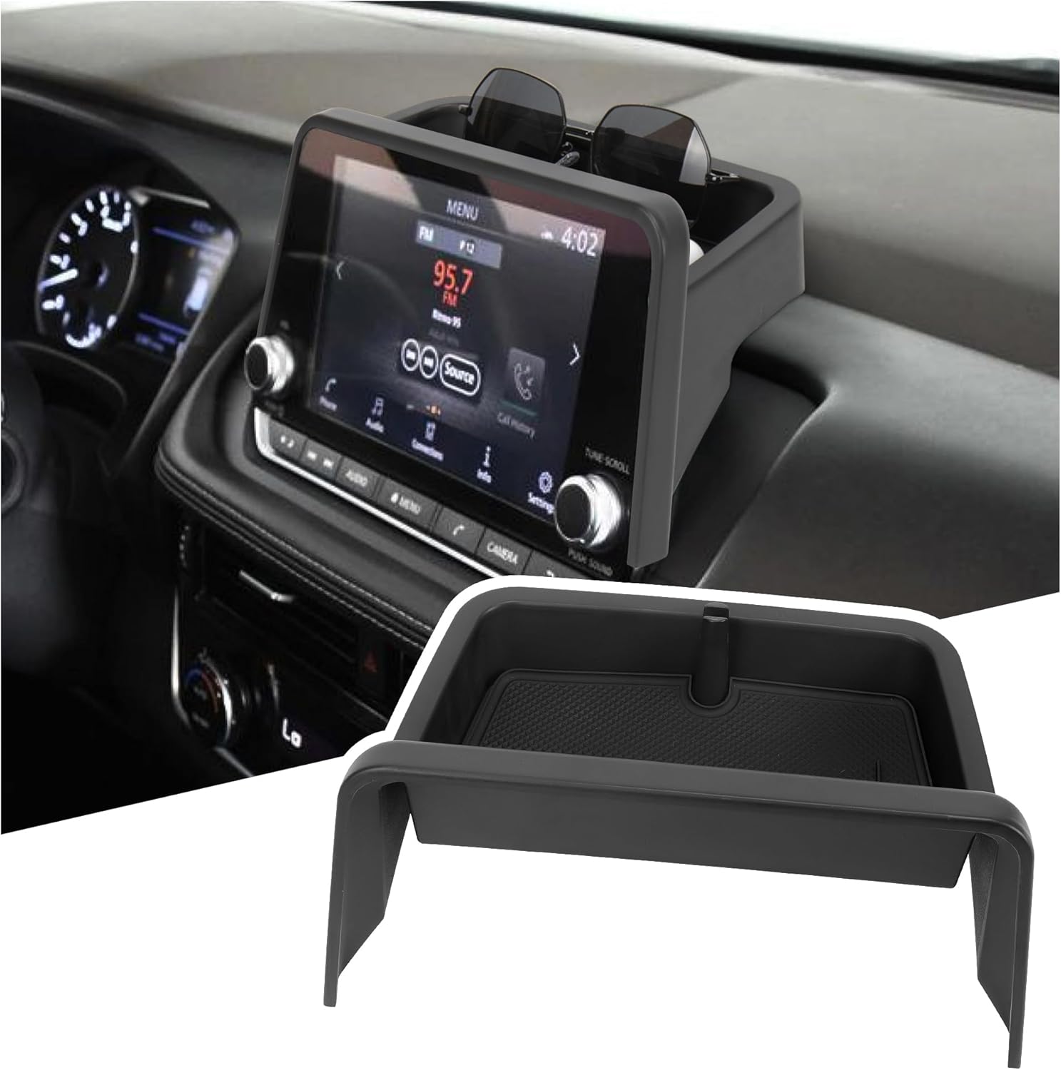 Amazon.com: Sinminou Center Console Organizer Dashboard Tray Compatible ...