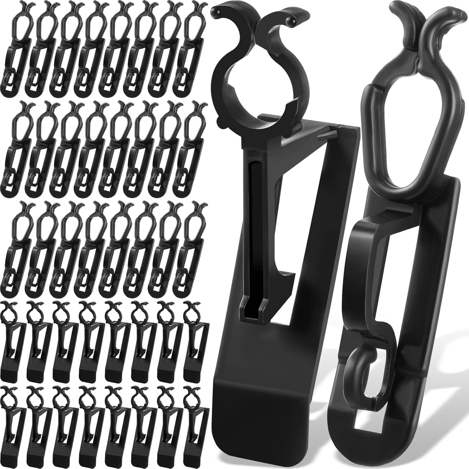 Amazon.com: Queekay 120 All in One Christmas Light Clips Universal ...