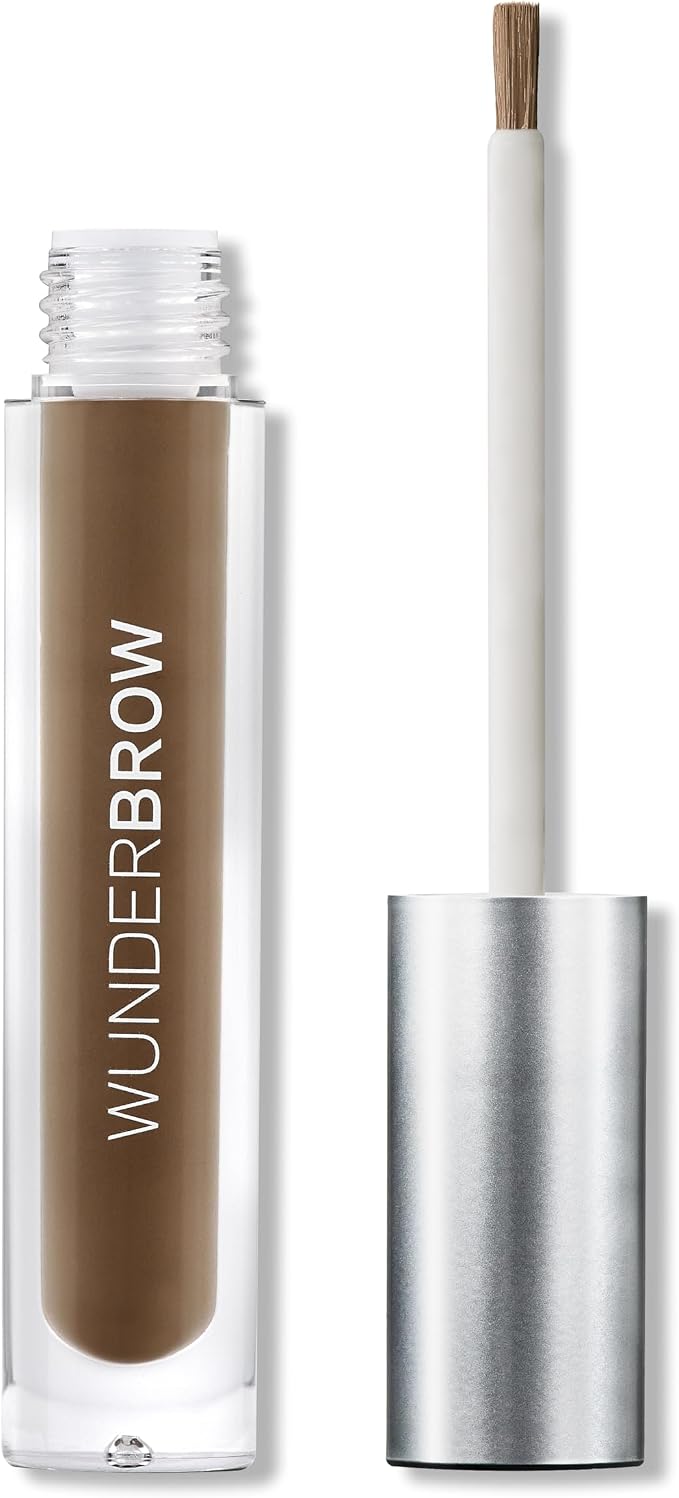 WUNDERBROW Wunderbrow Waterproof Eyebrow Gel, Black/Brown, Vegan and ...