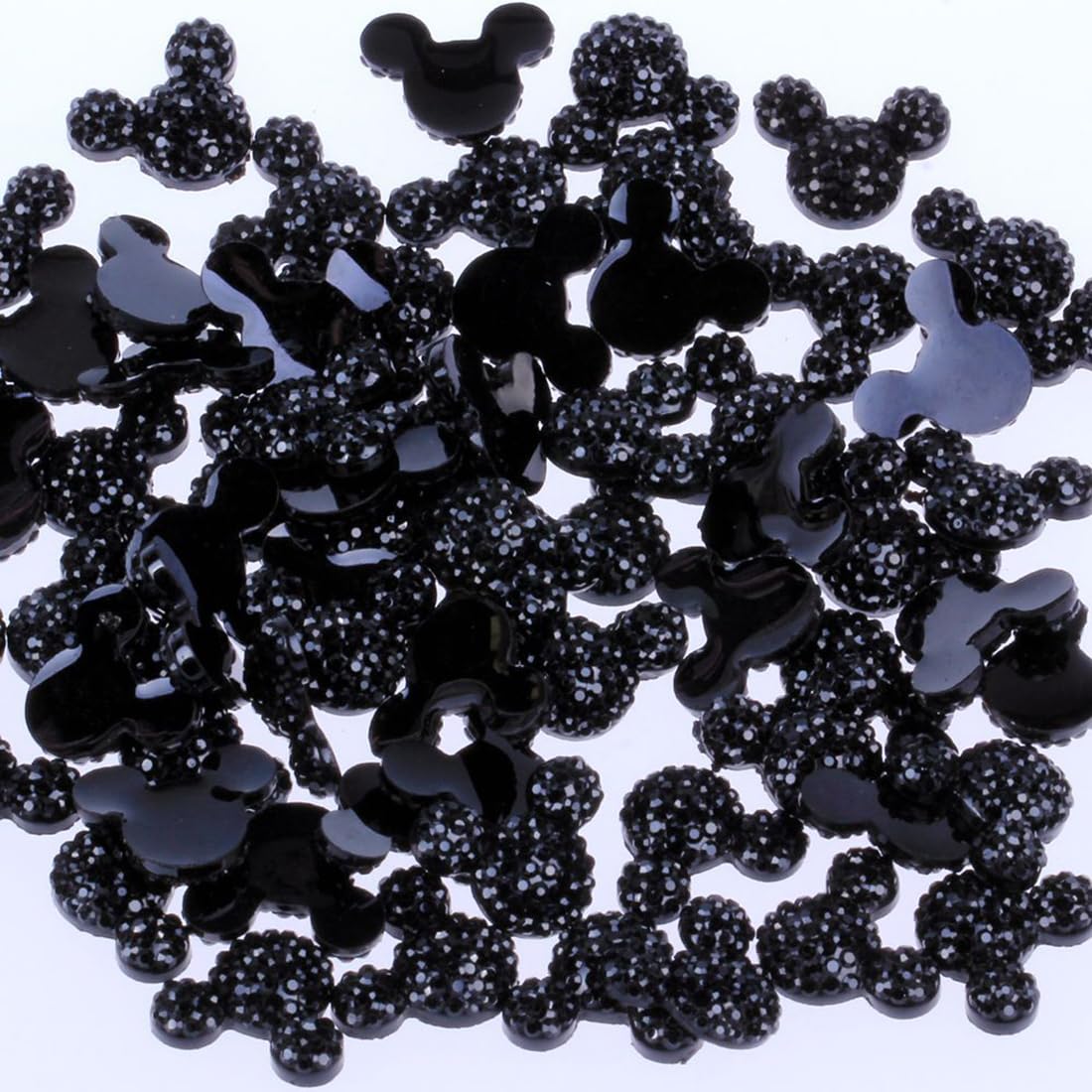 Amazon.com: Decoendiy 200Pcs Resin Mouse Head Flatback, Faux Rhinestone ...