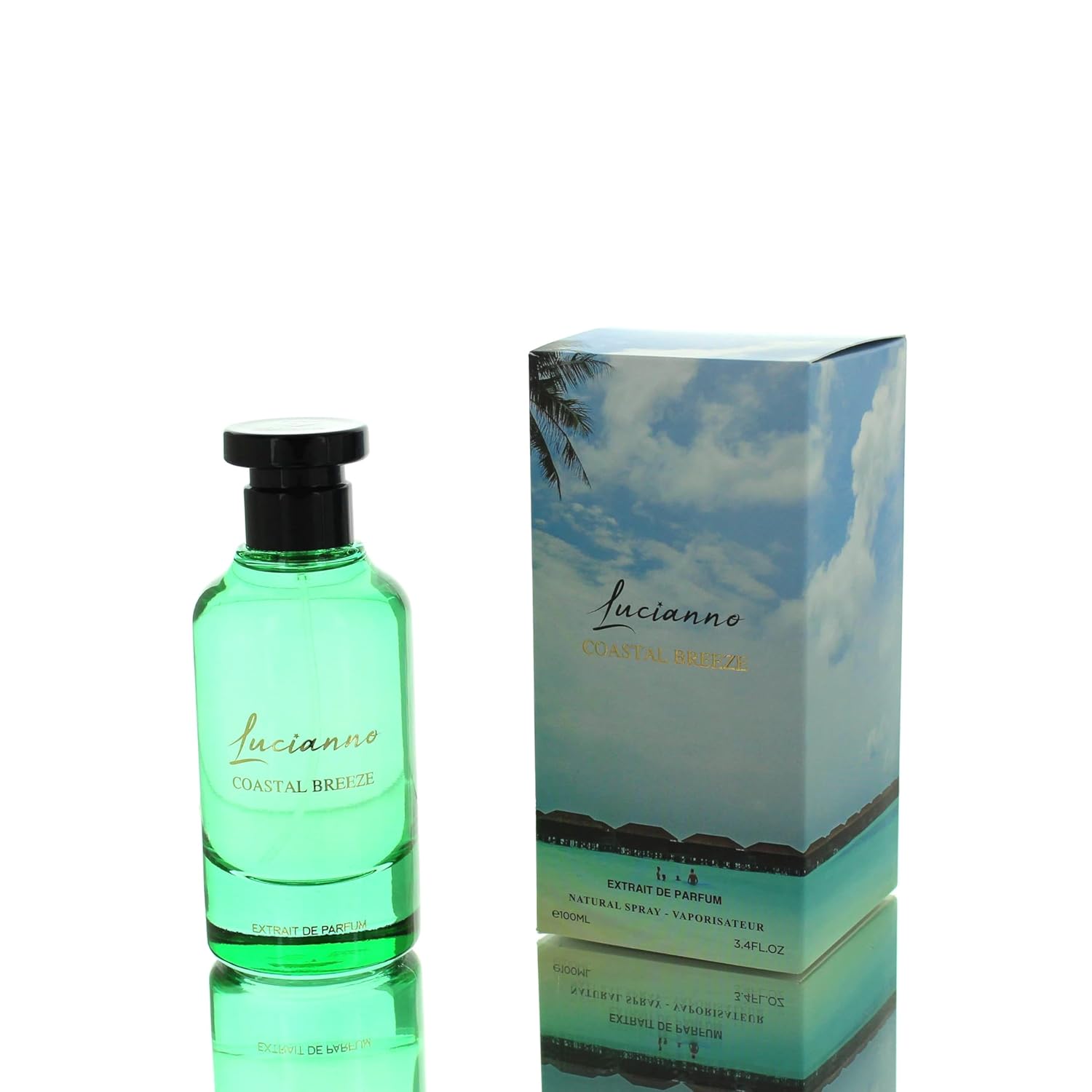 Amazon.com: Lucianno Coastal Breeze Extrait De Parfum for Unisex 100ml | Long Lasting Perfume ...
