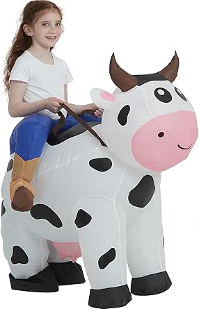 Disfraz inflable de vaca para niños, disfraz inflable de vaca ...