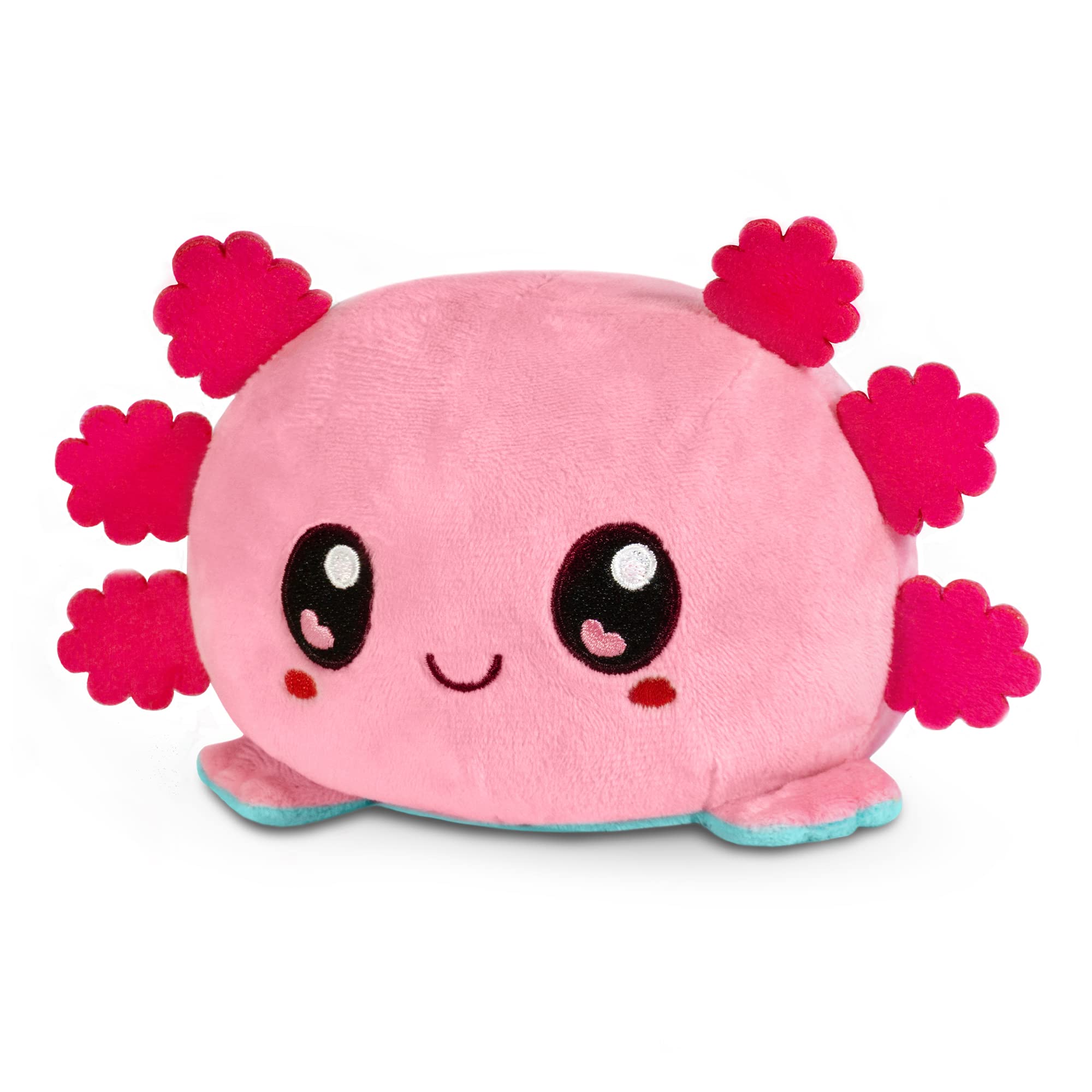 Snapklik.com : TeeTurtle Reversible Axolotl Plushie 4-Inch Pink + Blue ...