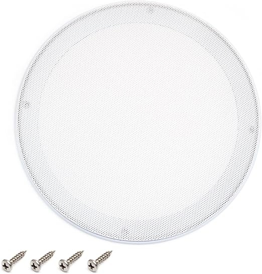 Amazon.com: Fielect 8" Speaker Grill Cover - White Round Subwoofer ...
