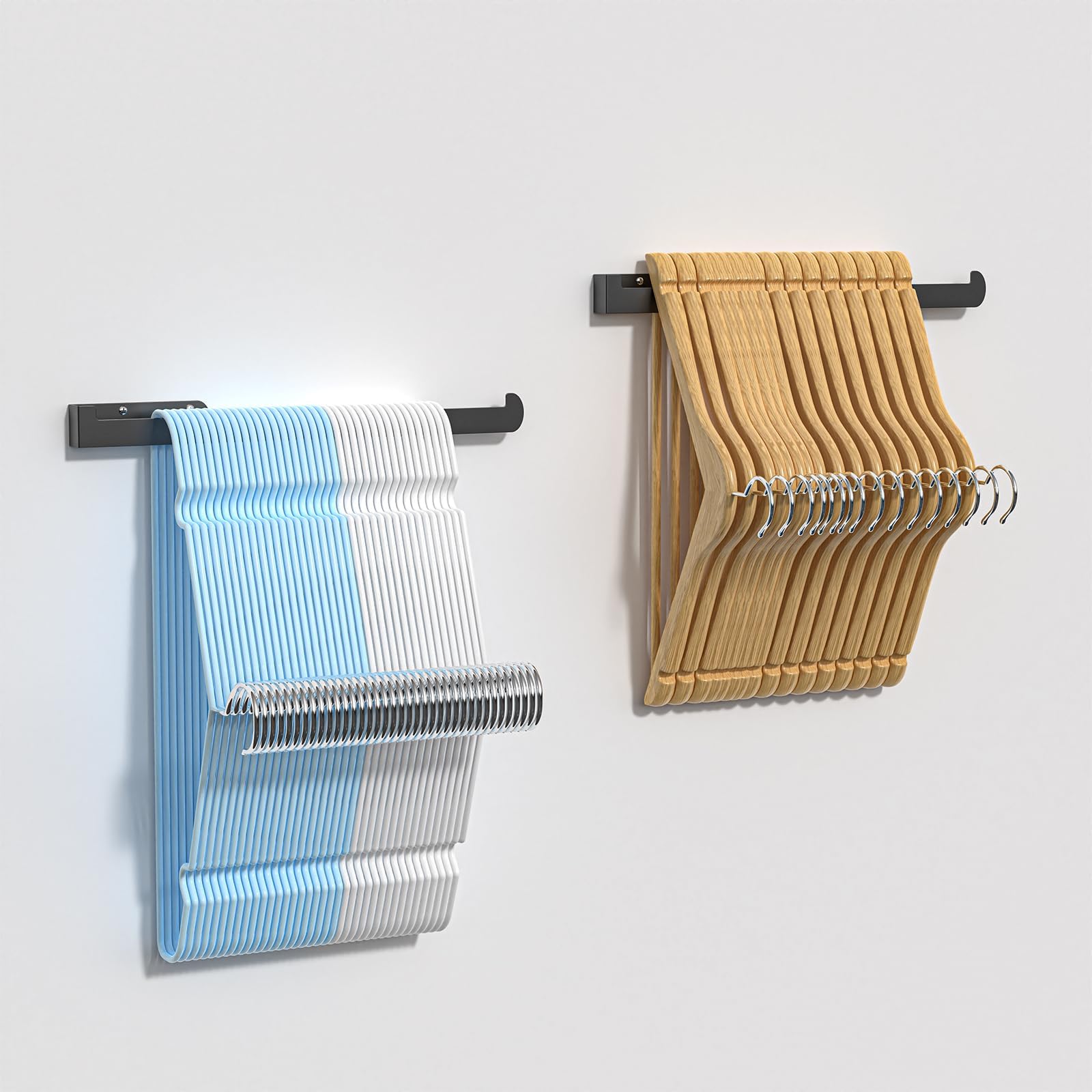 Amazon.com: Zkless Hanger Organizer, Hanger Storage Rack for Washing ...