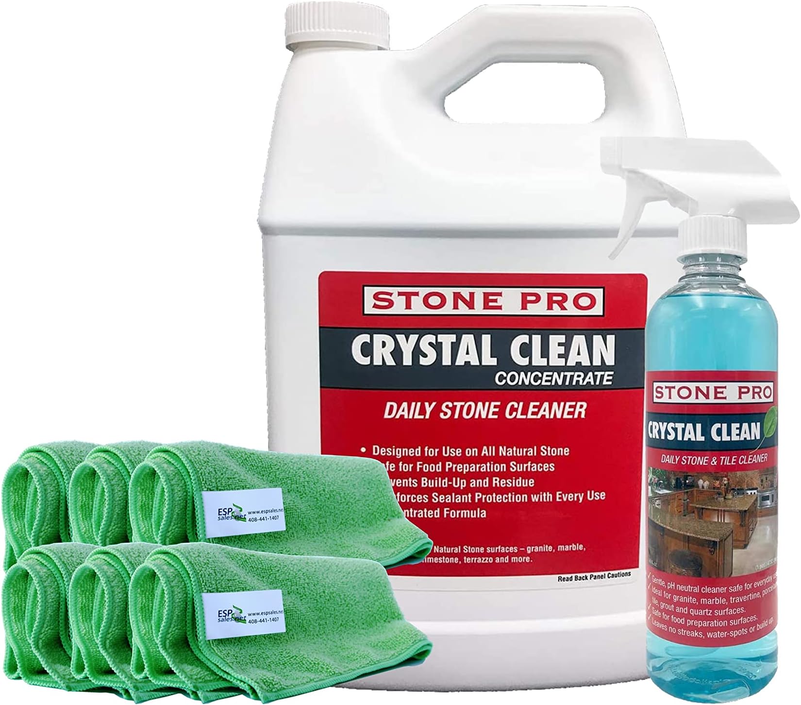 Amazon.com: Stone Pro Marble Polish - Maintenance Crystallizer - 1 ...