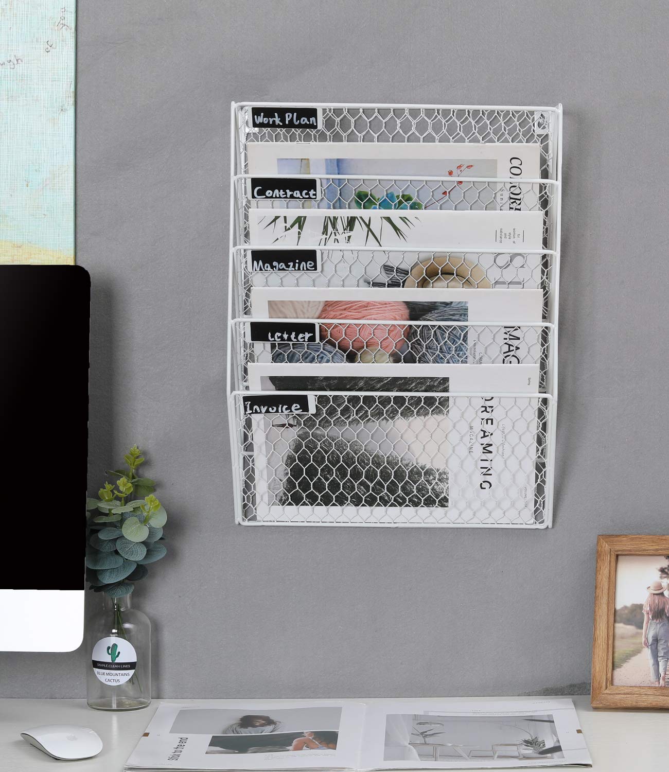 Snapklik.com : PAG Hanging Wall File Holder Office Wall Organizer Mail ...
