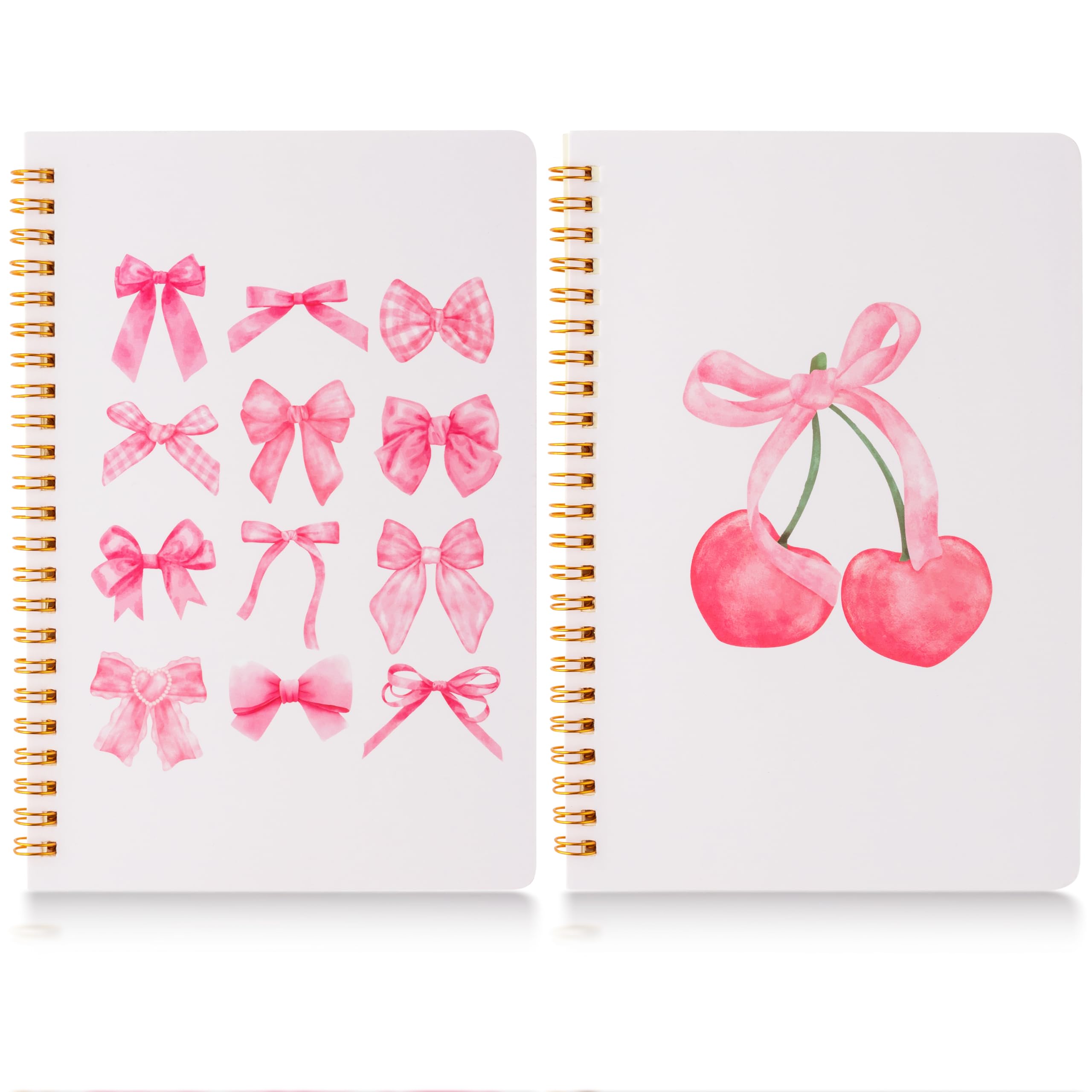 Amazon.com : CNhoqc 2pcs Pink Coquette Aesthetic Notebooks, Coquette ...