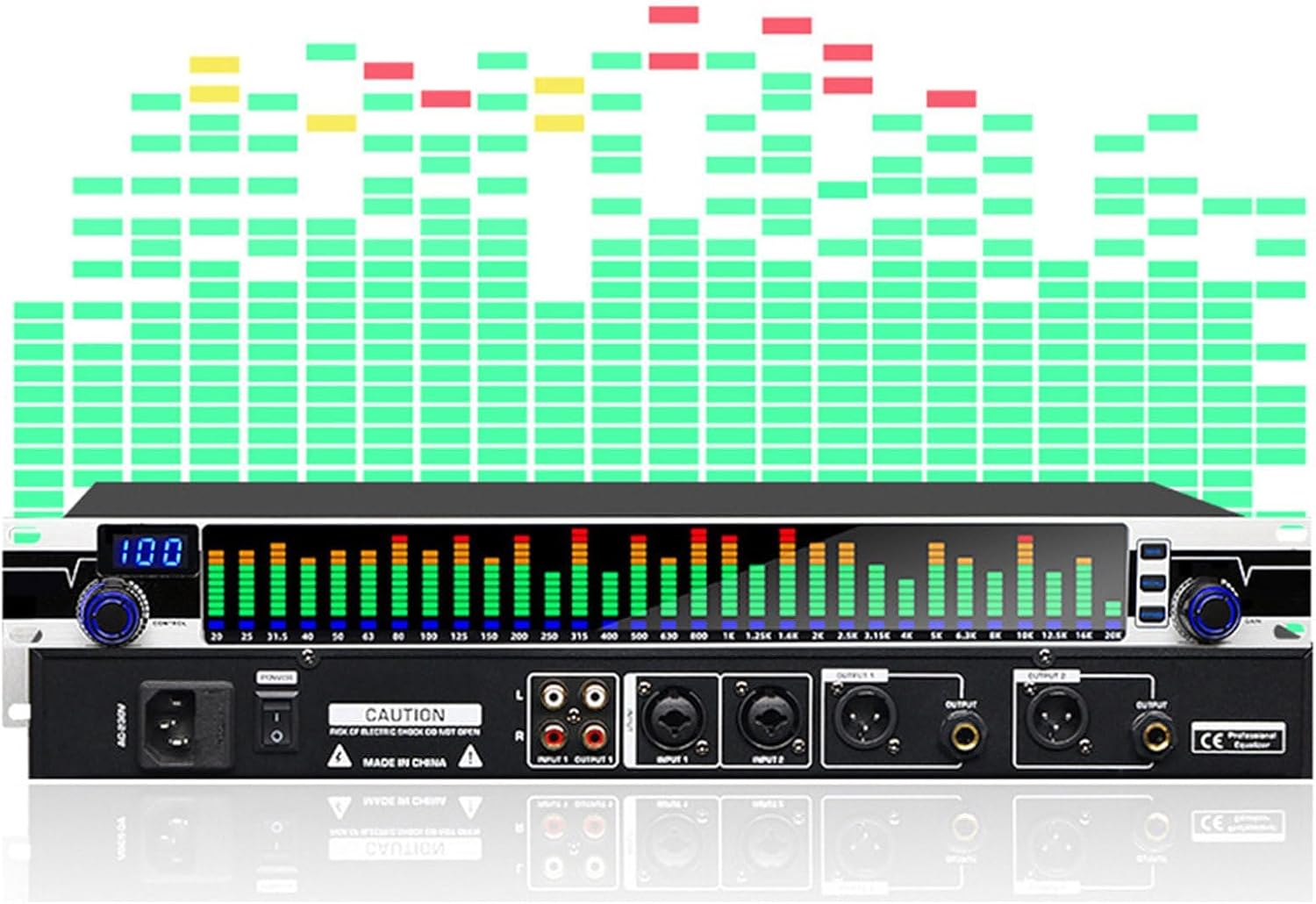 31-Band Stereo Graphic Equalizer, Graphic Equalizer Balanced Effect ...