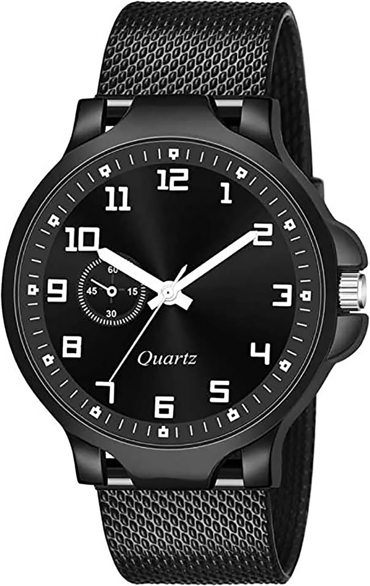 Buy Ancient Analogue Leather Strap Watch for Men and Boy (Black) at ...