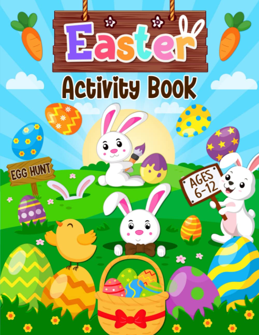 Easter Activity Book Ages 6-12: A Fun Kids Easter Theme Workbook With ...