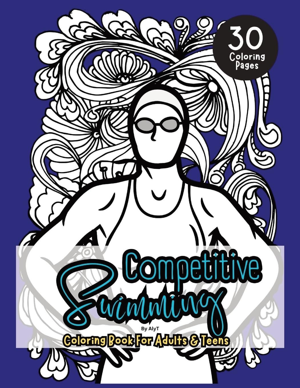 Amazon.com: Competitive Swimming Coloring Book For Adults & Teens ...